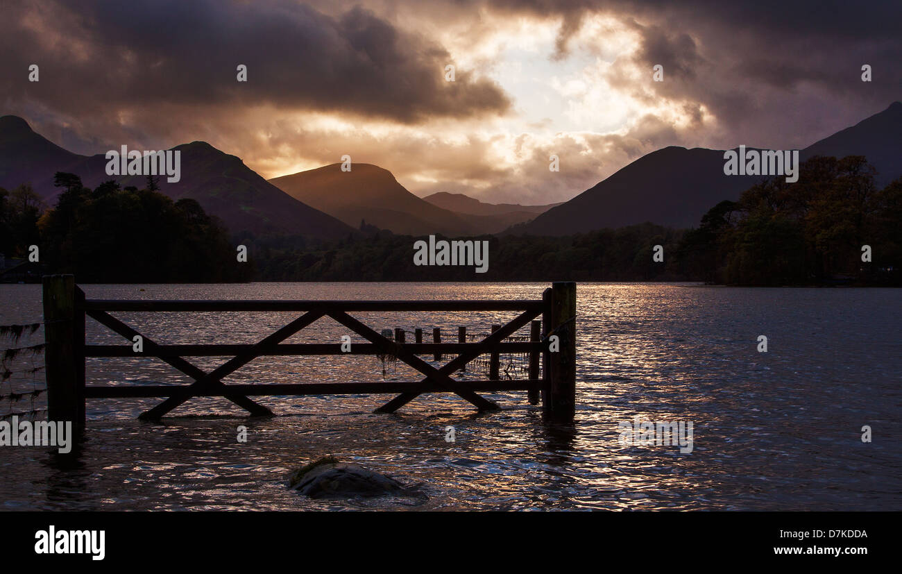 Catbells lake district sunset hi-res stock photography and images - Alamy