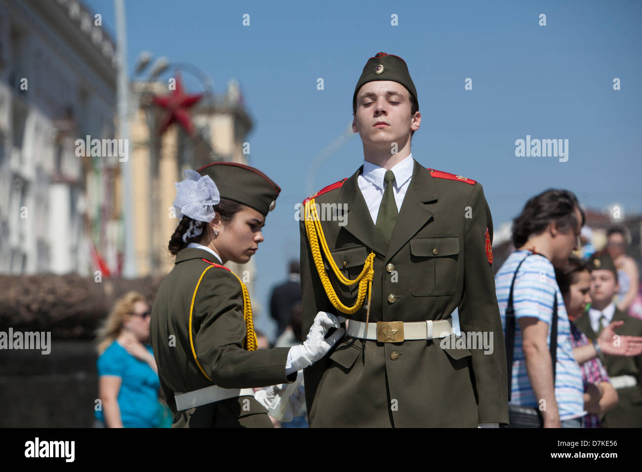 Belarus military uniform hi-res stock photography and images - Alamy