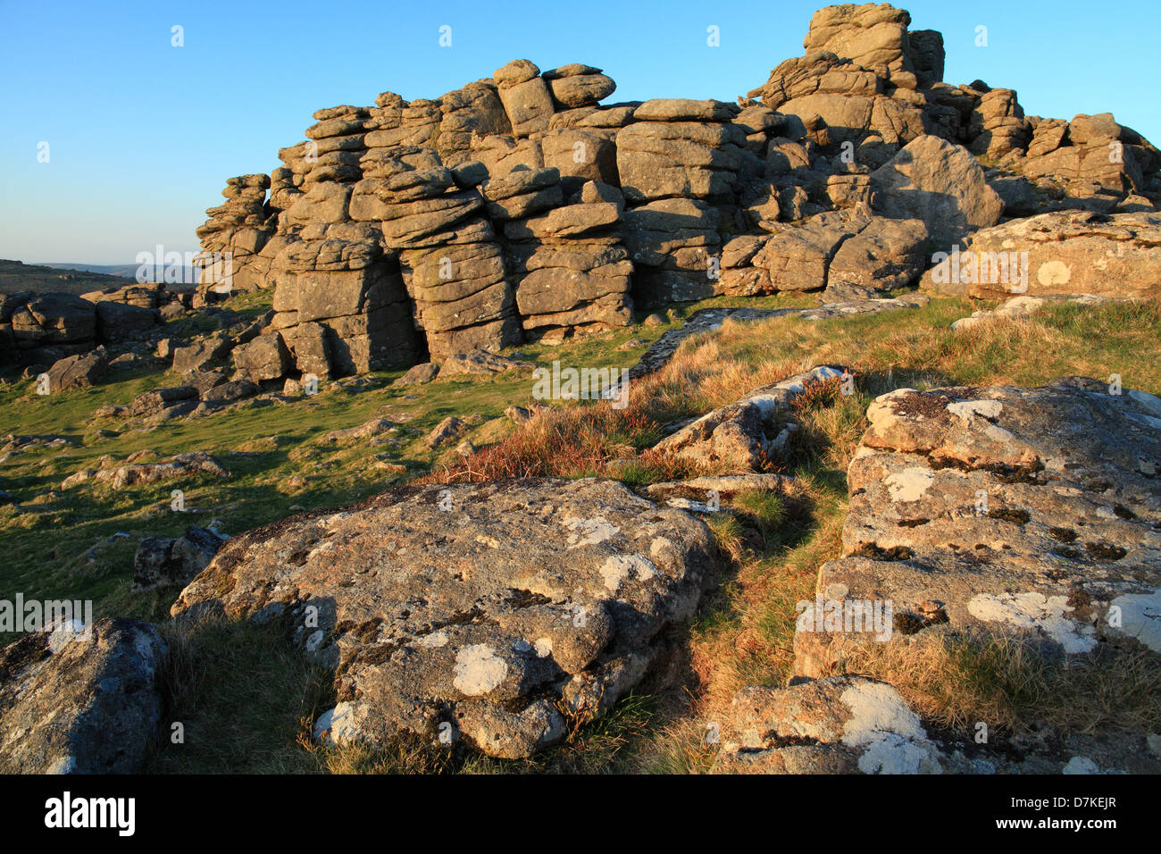Hound tor dartmoor boulders moor hi-res stock photography and images ...