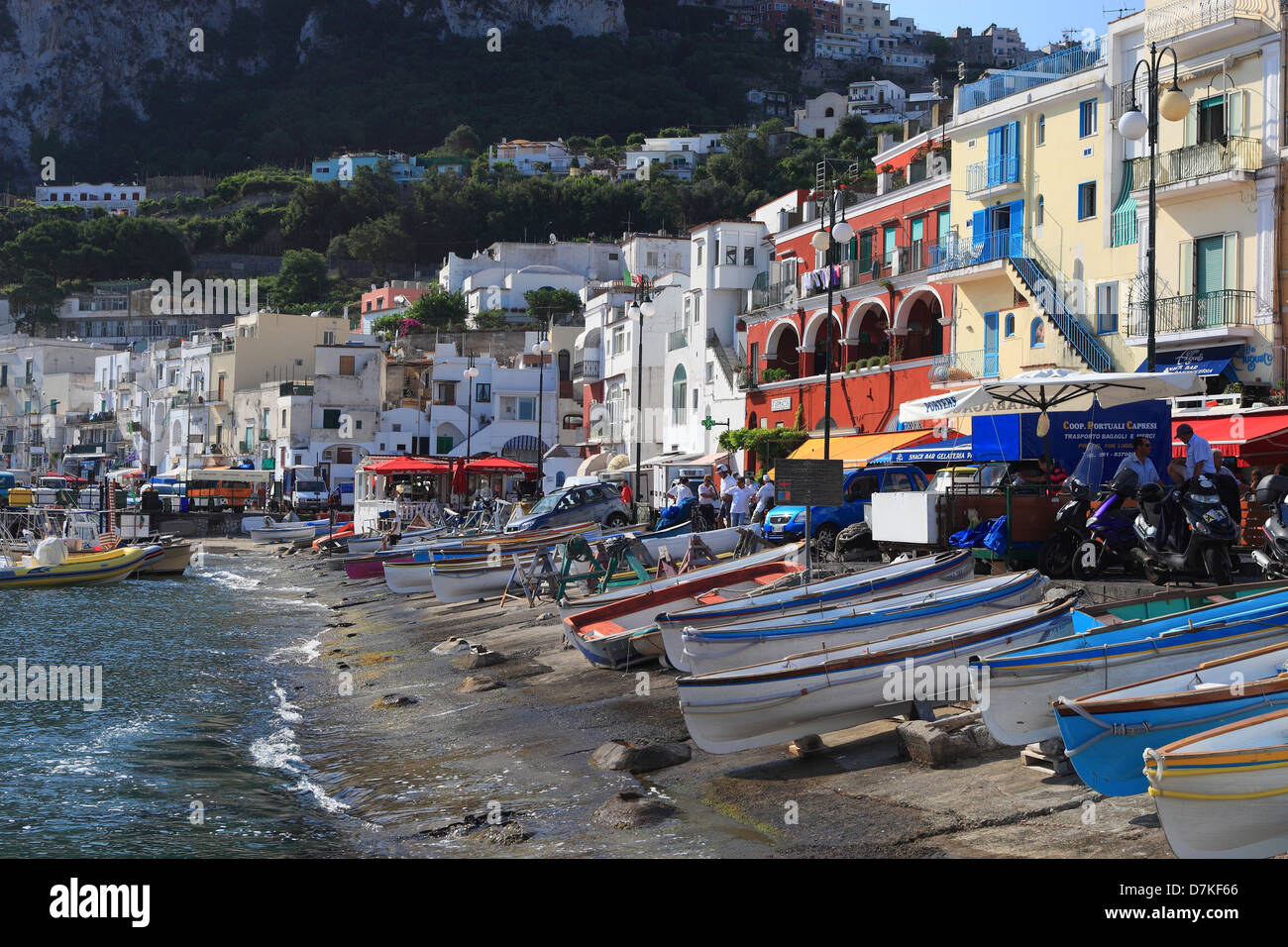 Capri harbour hi-res stock photography and images - Alamy
