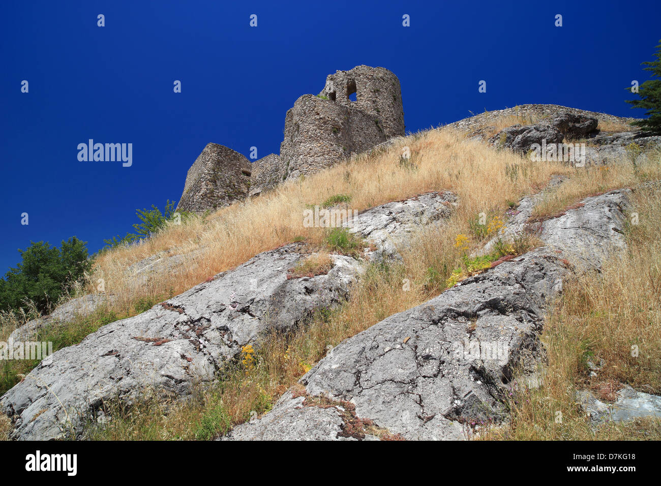 Italy Campania Rocca San Felice the castle Stock Photo - Alamy