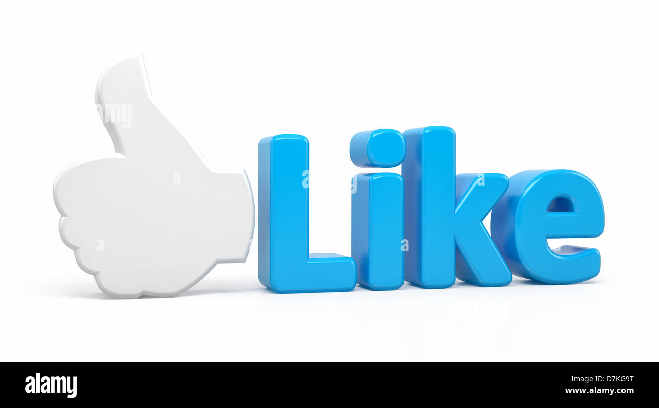 Like symbol on white baclground Stock Photo - Alamy Like symbol on white baclground Stock Photo - Alamy