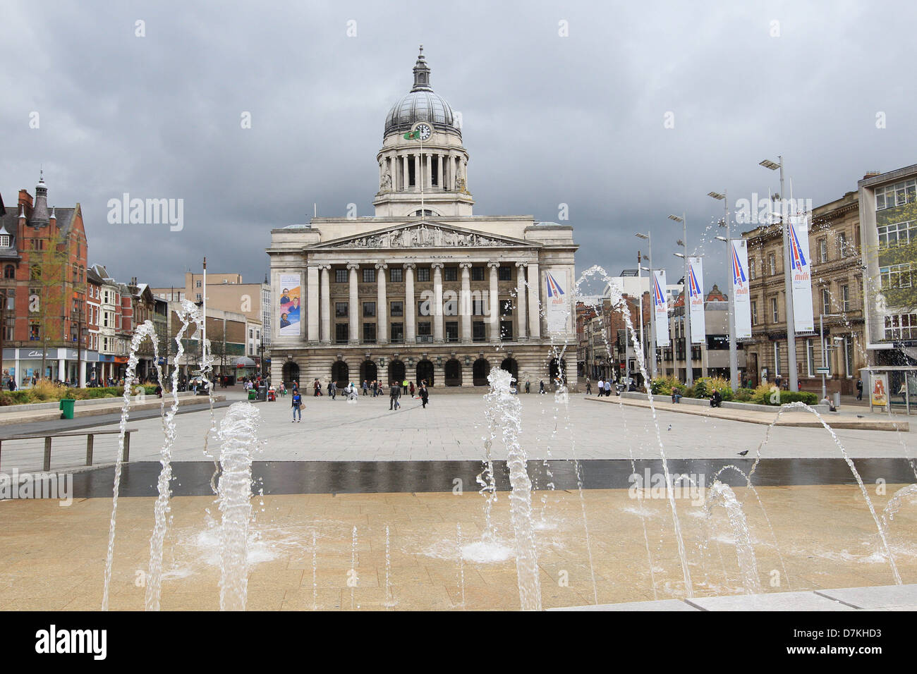 The Council House Building, Old Market Square, Nottingham, England ...