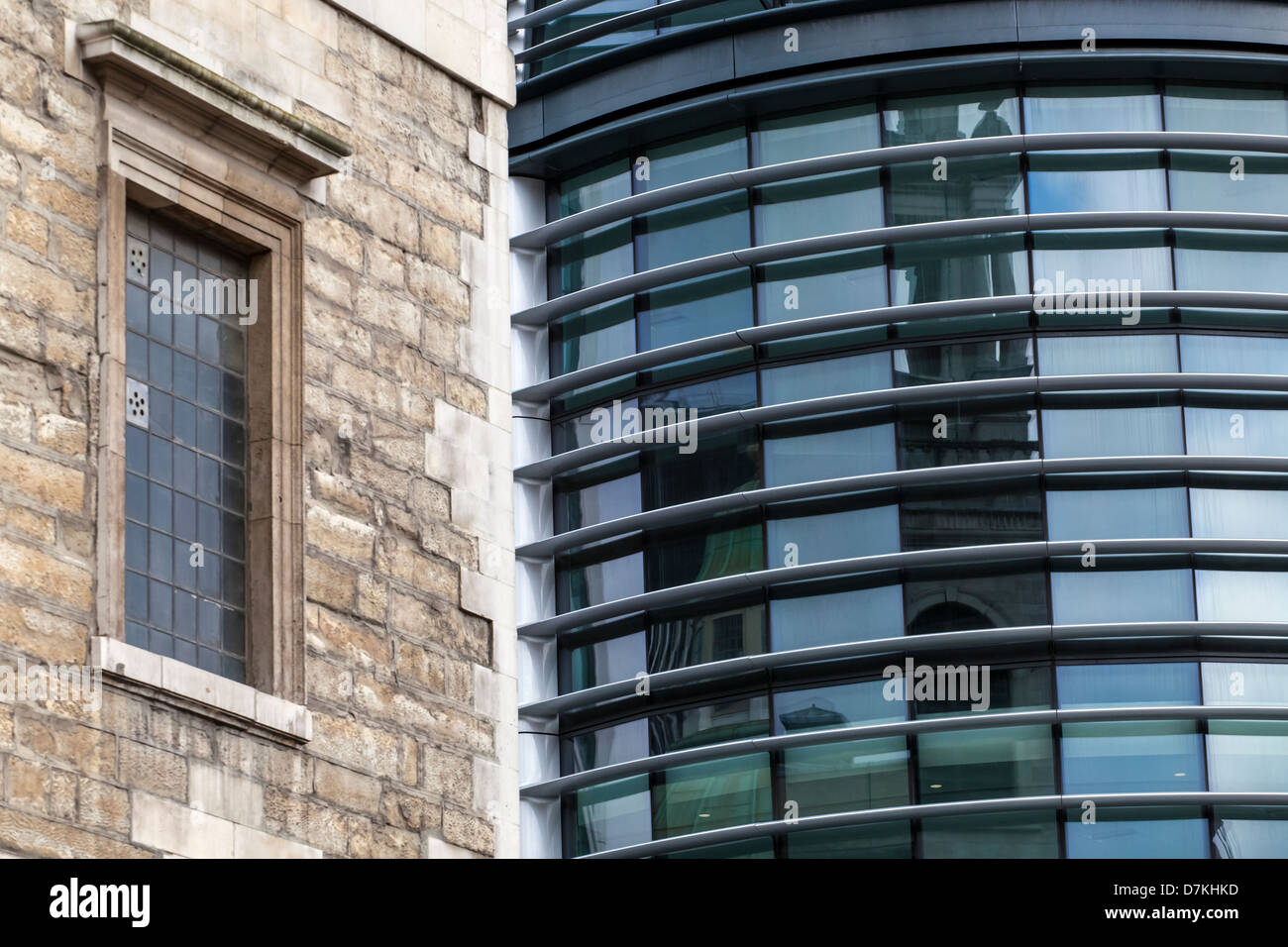 Ancient and Modern Architectural Styles Juxtaposed Stock Photo - Alamy