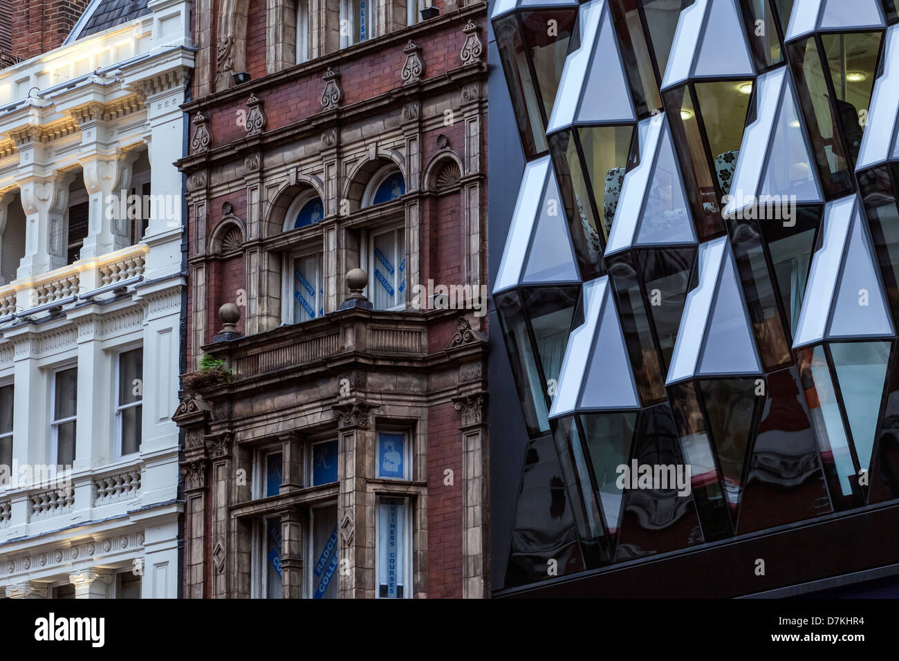 Contrasting Architectural Styles Stock Photo - Alamy