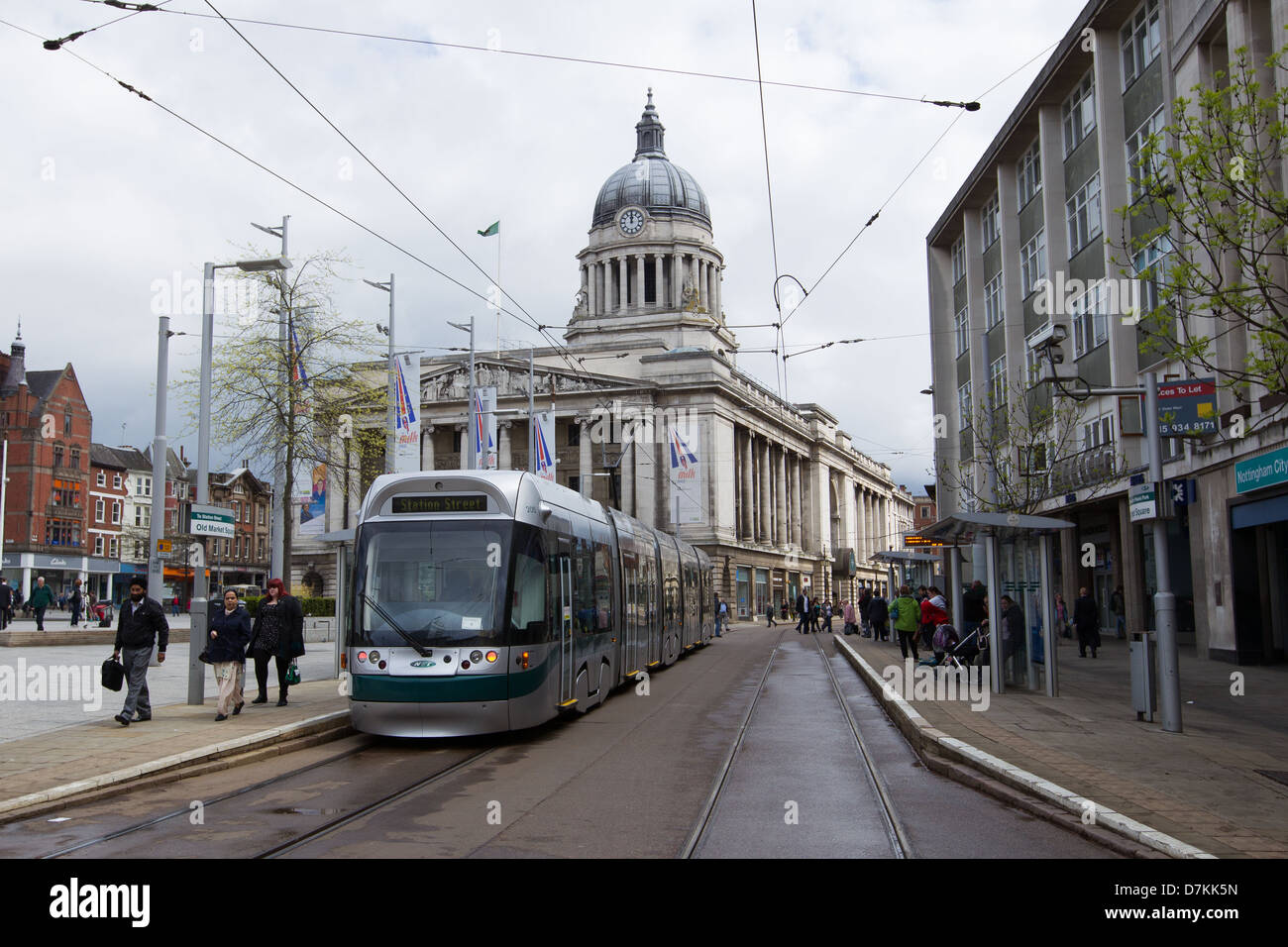 Nottingham tramway hi-res stock photography and images - Alamy