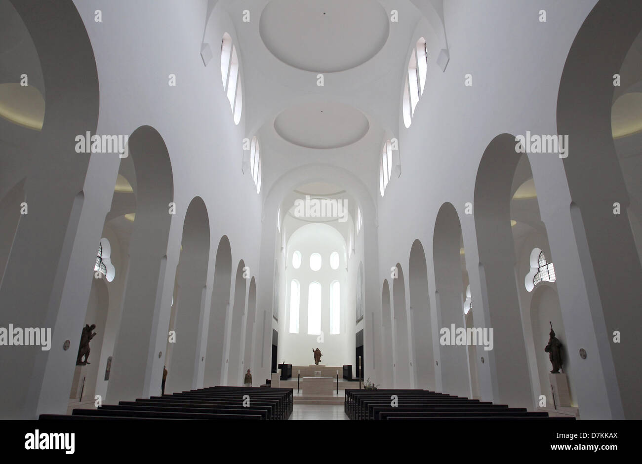 The redesigned historical St. Moritz Church is pictured in Augsburg ...