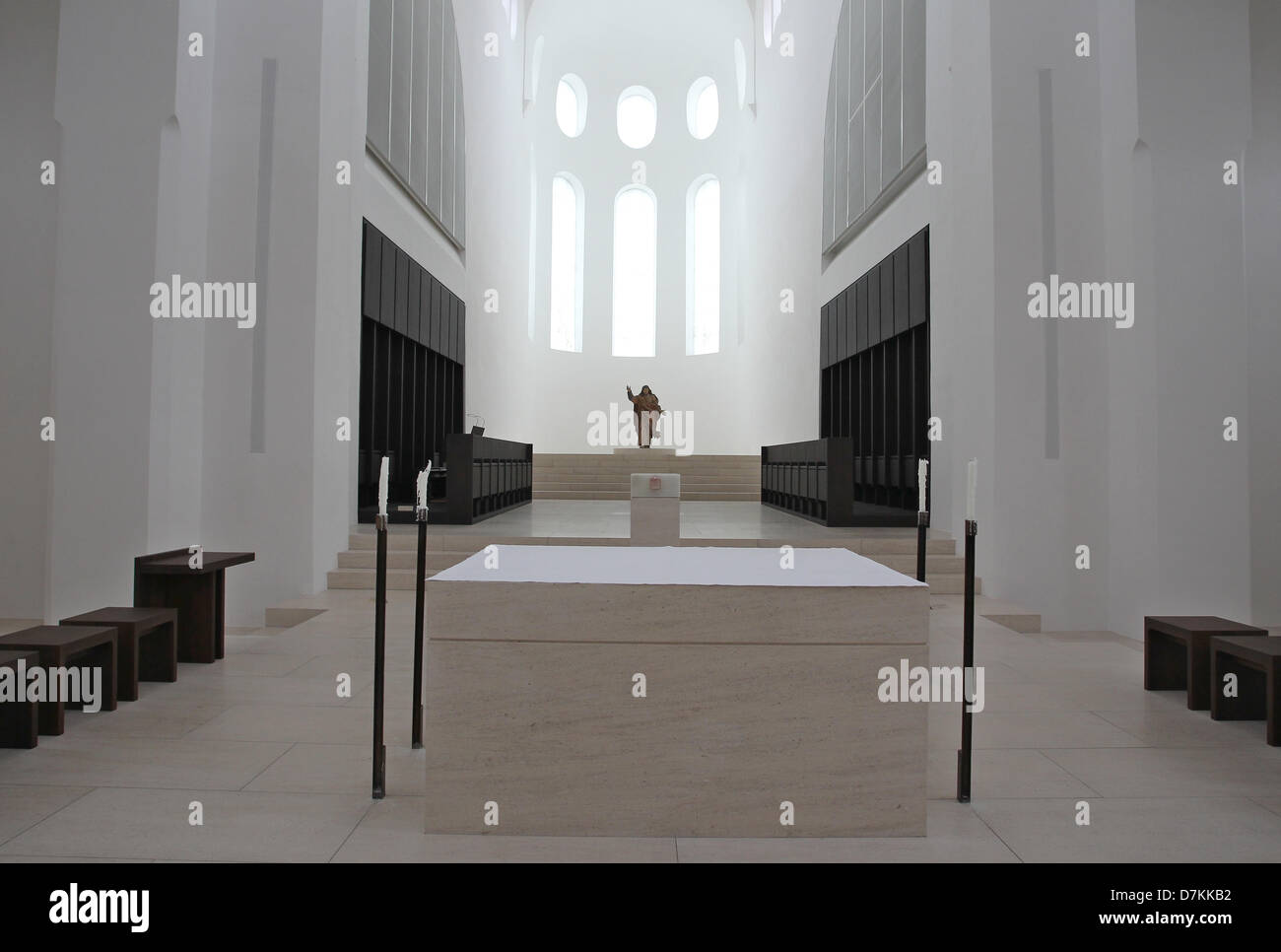 The redesigned historical St. Moritz Church is pictured in Augsburg ...