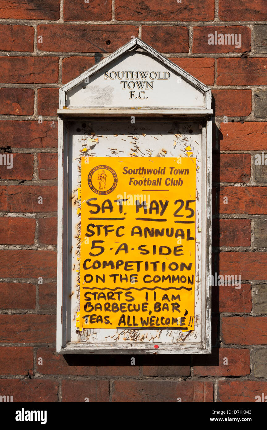 Club noticeboard hi-res stock photography and images - Alamy