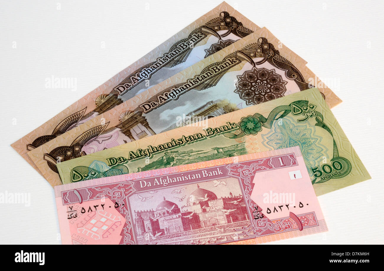 Afghanistan Bank Notes Stock Photo - Alamy