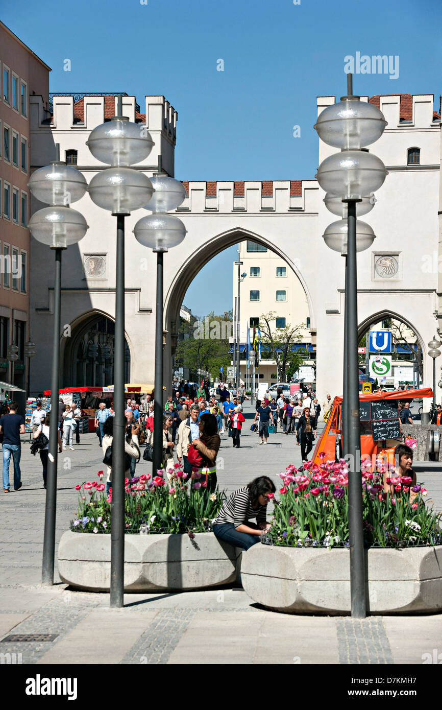 Western end of neuhauser strasse hi-res stock photography and images ...