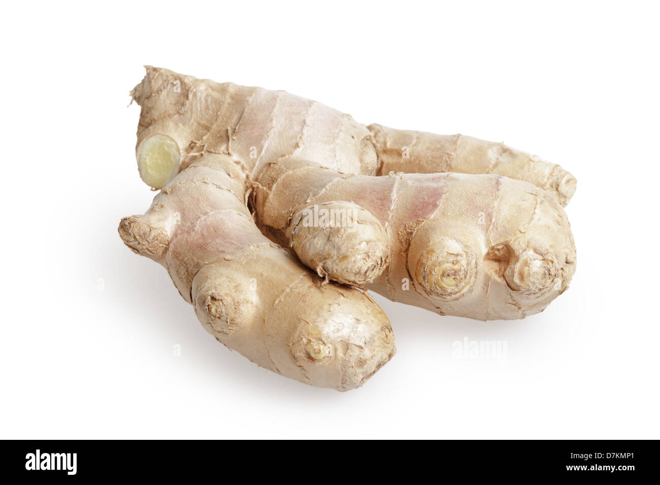 big ginger root, isolated on white background Stock Photo - Alamy