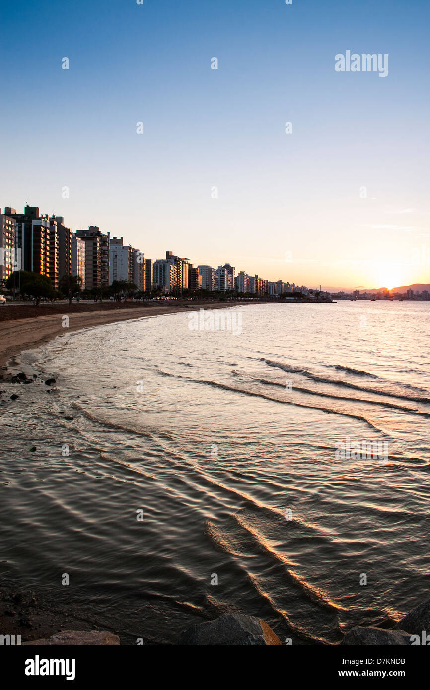 Beira Mar Norte Avenue at sunset Stock Photo - Alamy