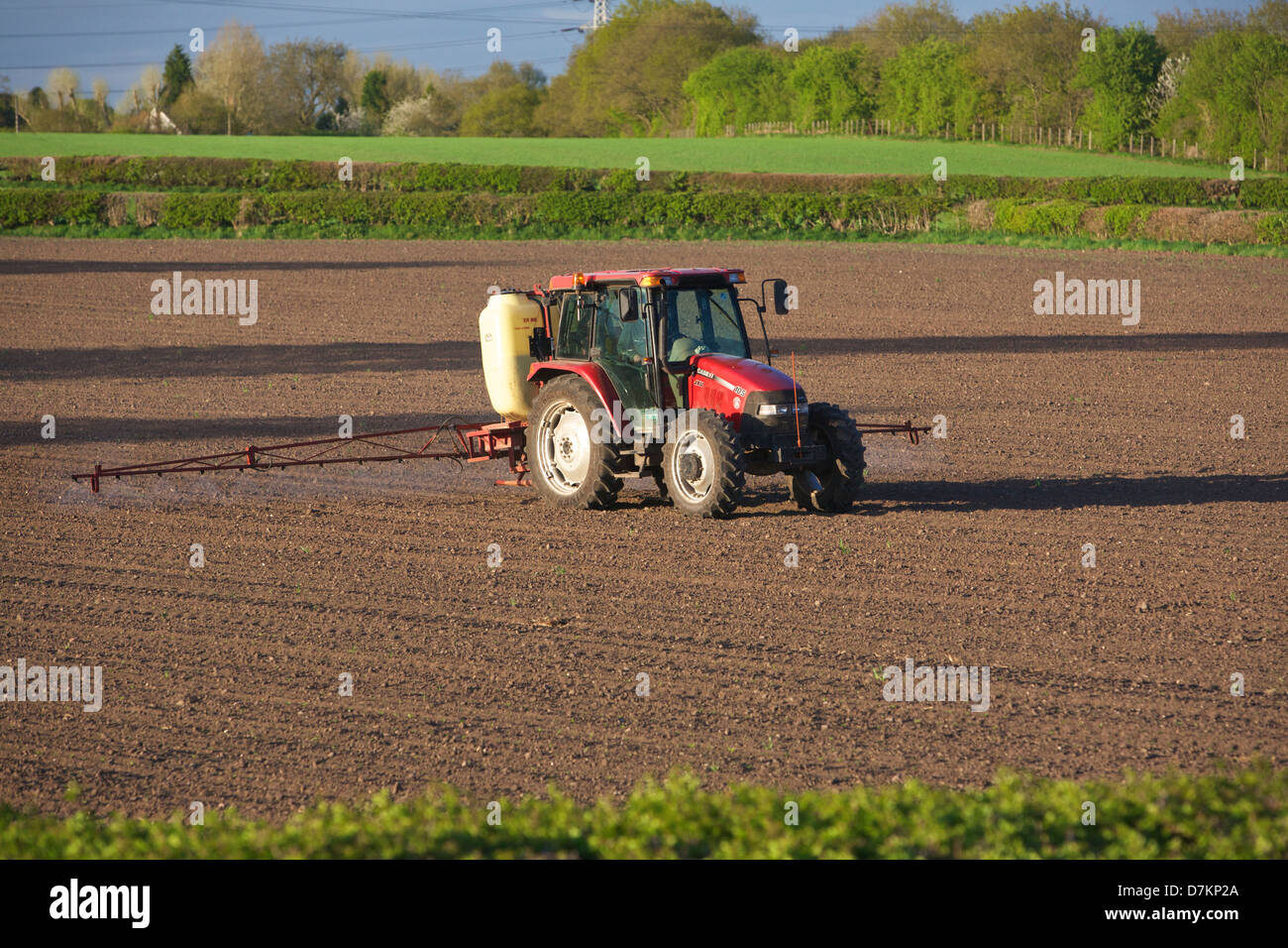 Tractor spraying hi-res stock photography and images - Alamy