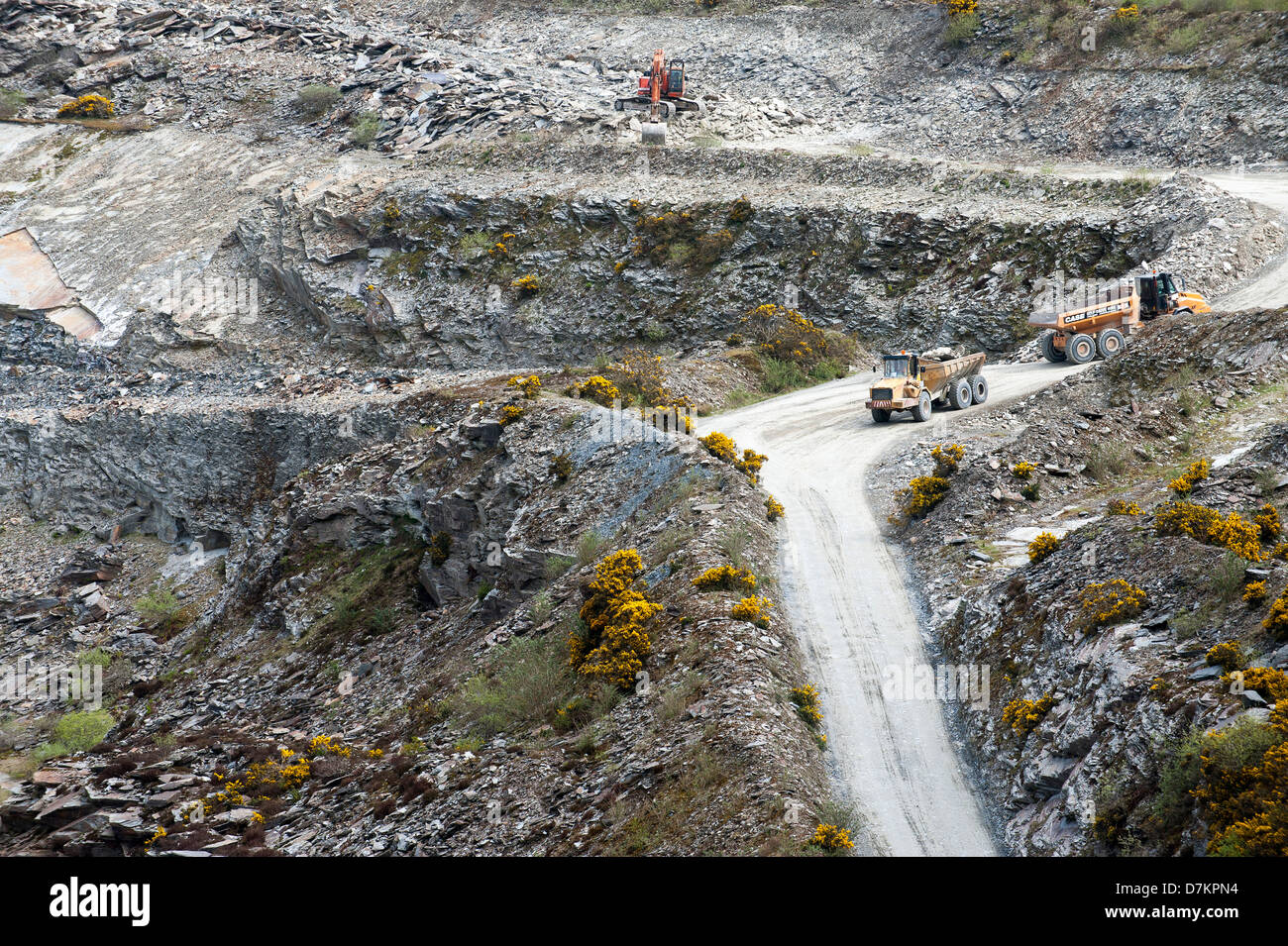 Delabole slate quarry North Cornwall England UK Stock Photo - Alamy