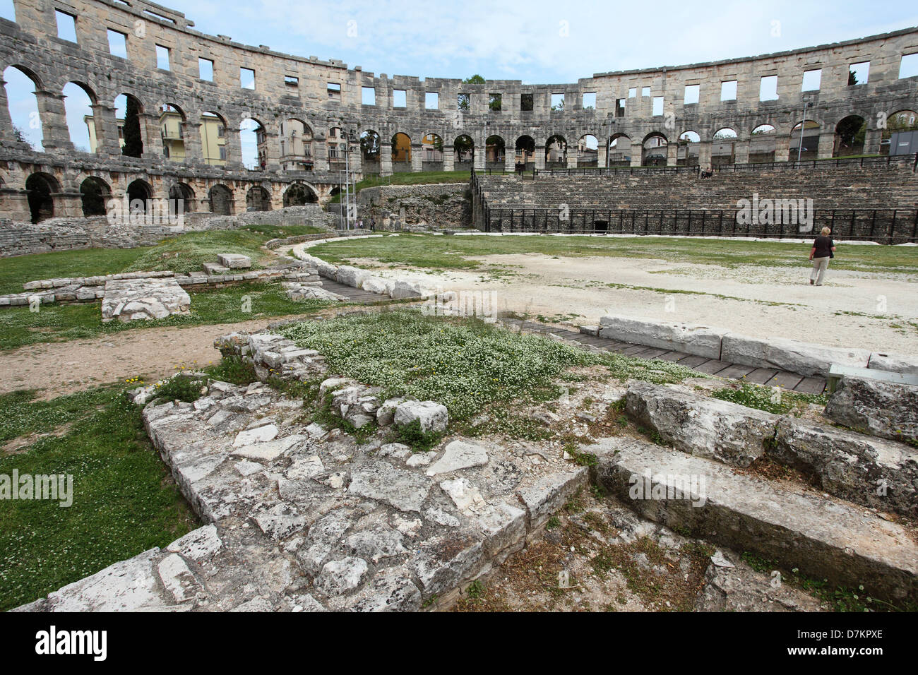 Pula arena amphitheater hi-res stock photography and images - Alamy