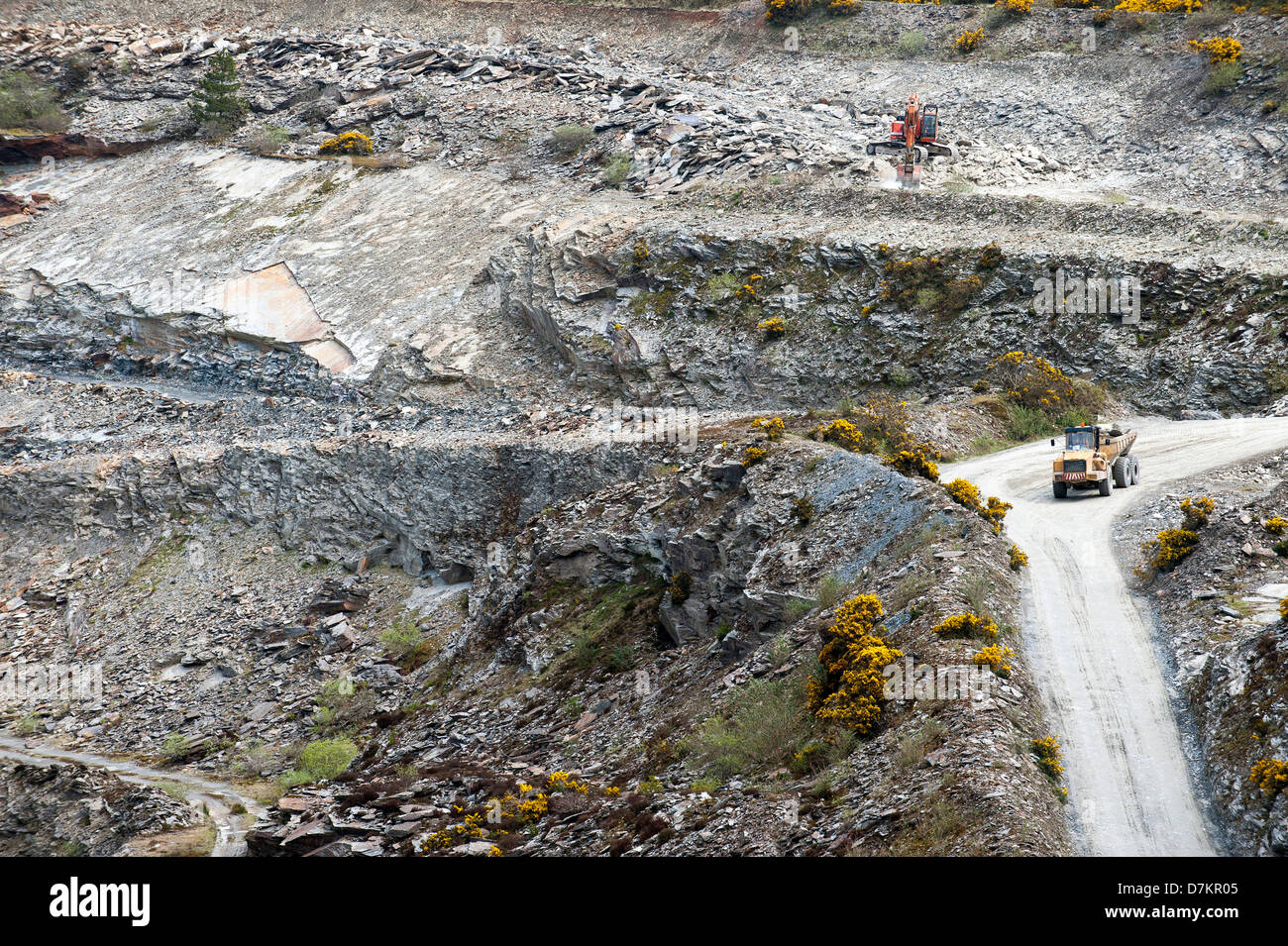Delabole slate quarry North Cornwall England UK Stock Photo - Alamy