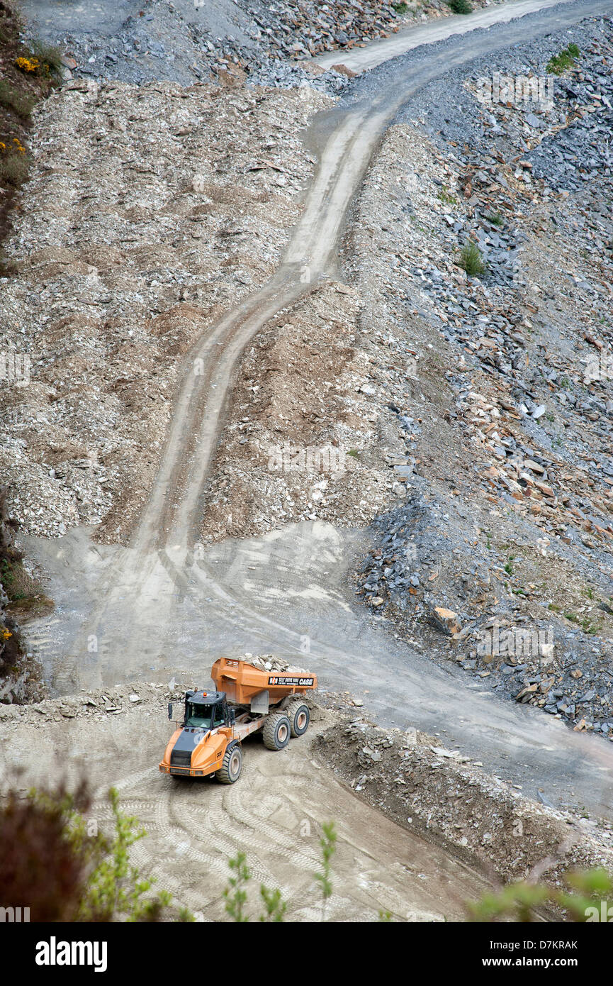 Delabole slate quarry North Cornwall England UK Stock Photo - Alamy