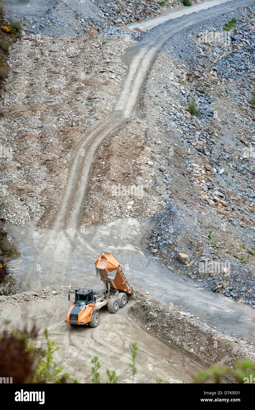 Delabole slate quarry North Cornwall England UK Stock Photo - Alamy