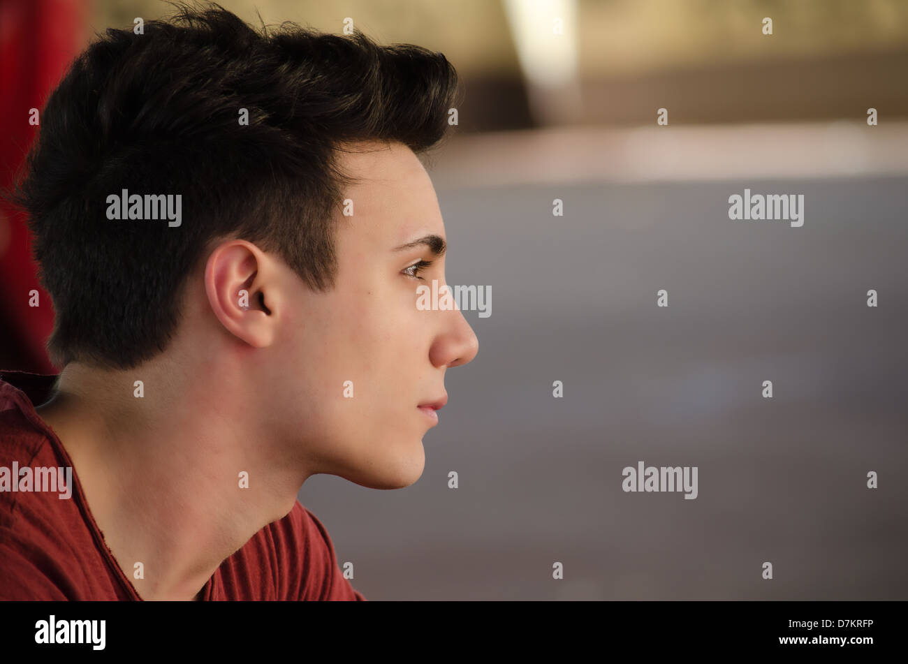 Young man's face portrait hi-res stock photography and images - Alamy