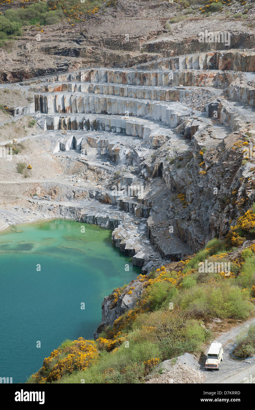 Delabole slate quarry North Cornwall England UK Stock Photo - Alamy