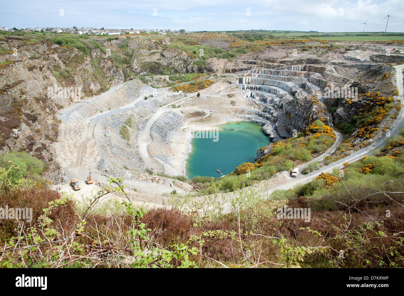 Working slate quarry hi-res stock photography and images - Alamy