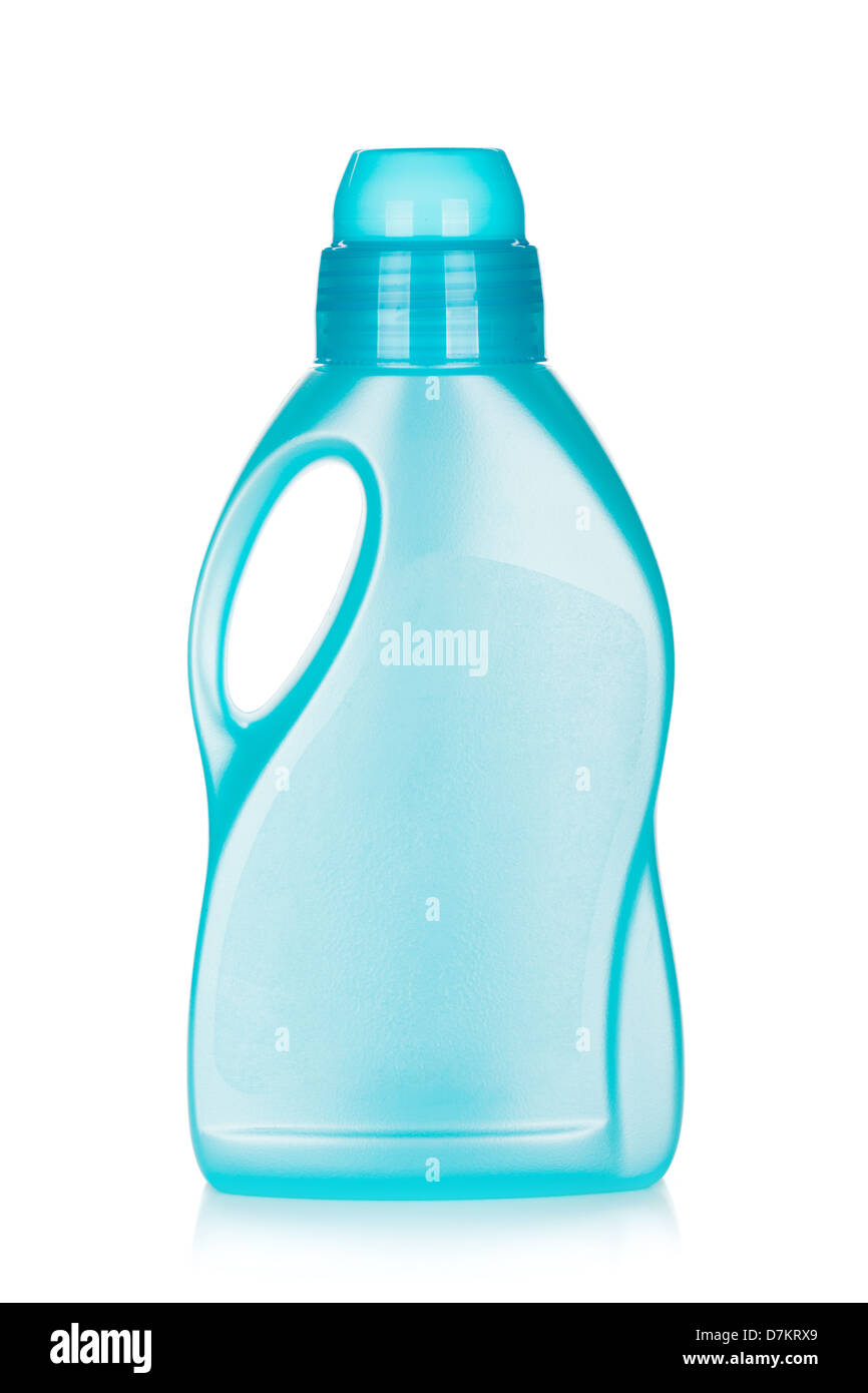 Plastic bottle of cleaning product. Isolated on white background Stock ...