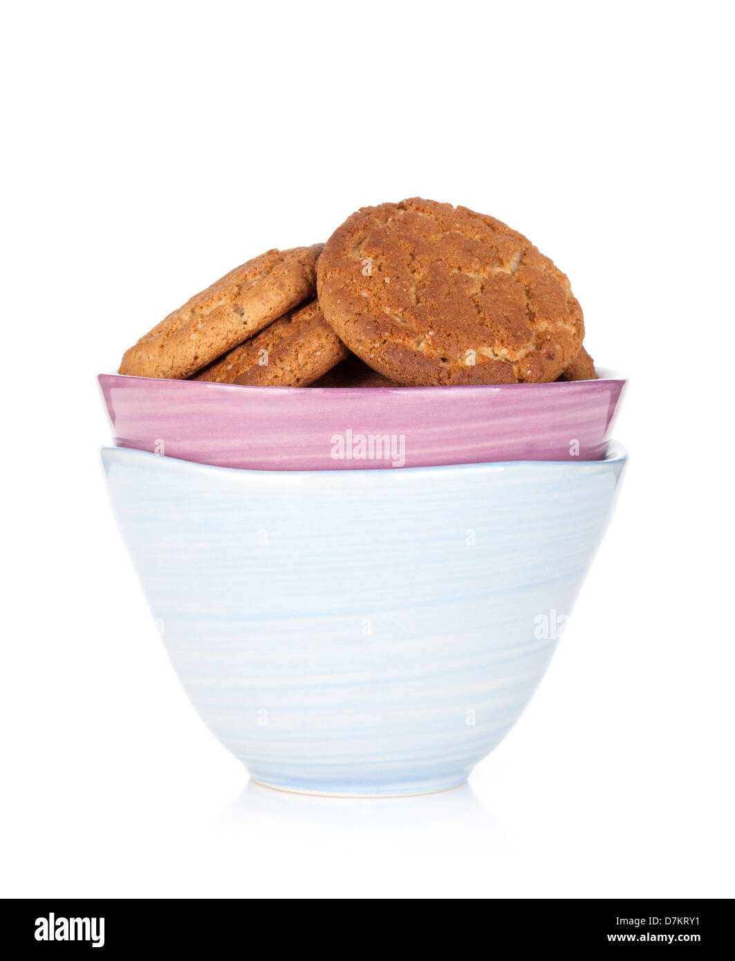 Homemade cookies. Isolated on white background Stock Photo - Alamy