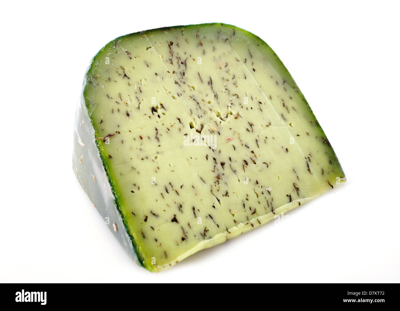 Basiron Pesto Cheese Isolated on White Background Stock Photo - Alamy