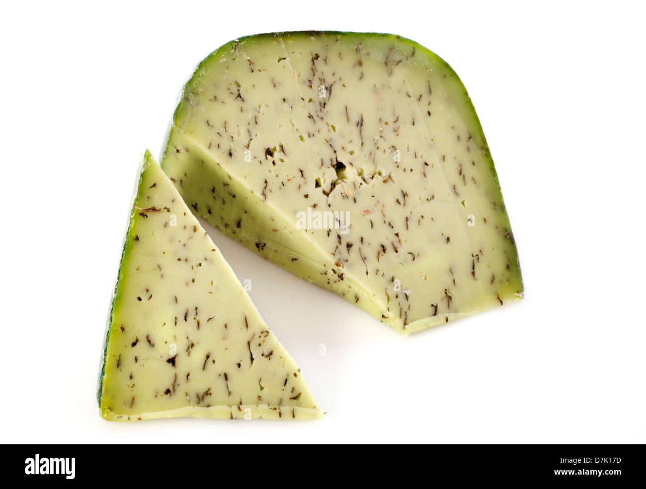 Basiron Pesto Cheese Isolated on White Background Stock Photo - Alamy