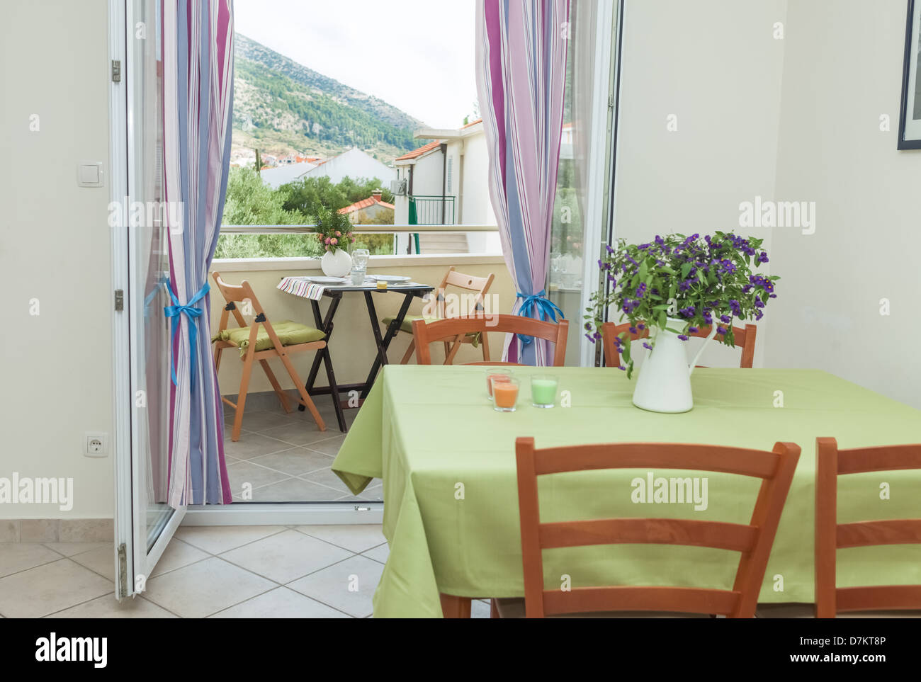 Terrace house balcony hi-res stock photography and images - Alamy