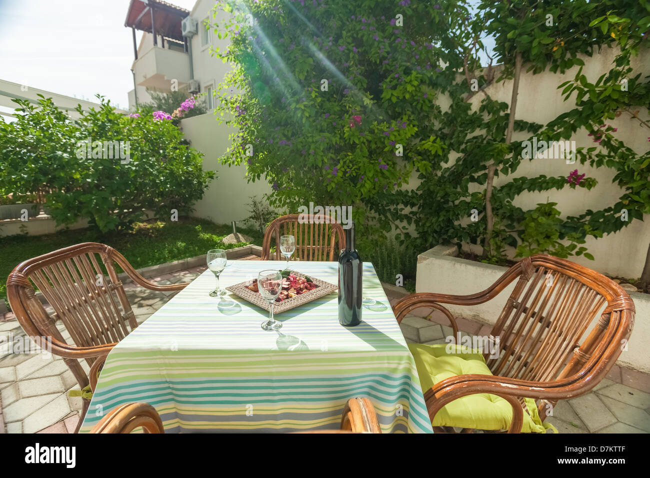 Apartment terrace garden hi-res stock photography and images - Alamy
