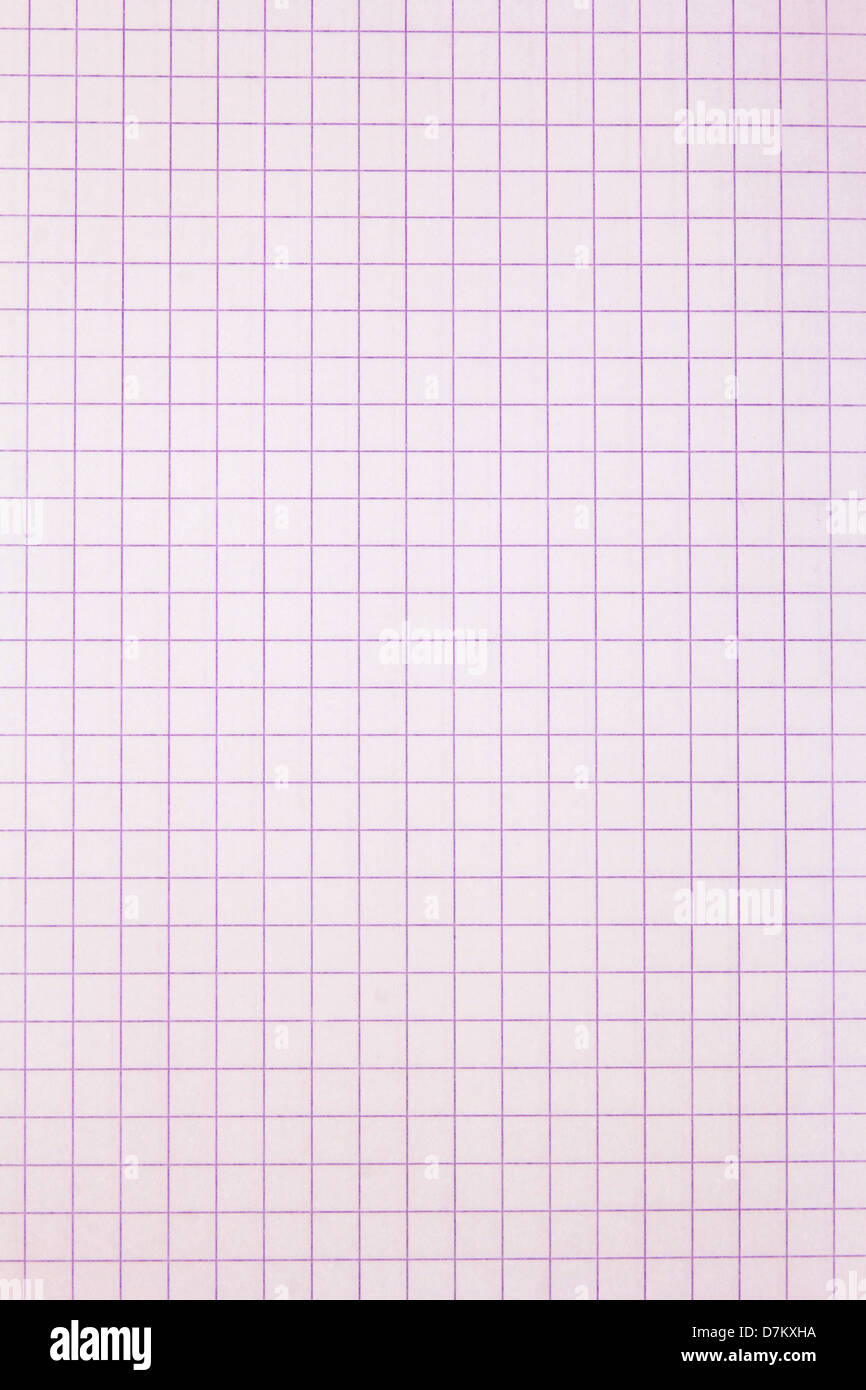 pink, squared sheet of paper Stock Photo - Alamy