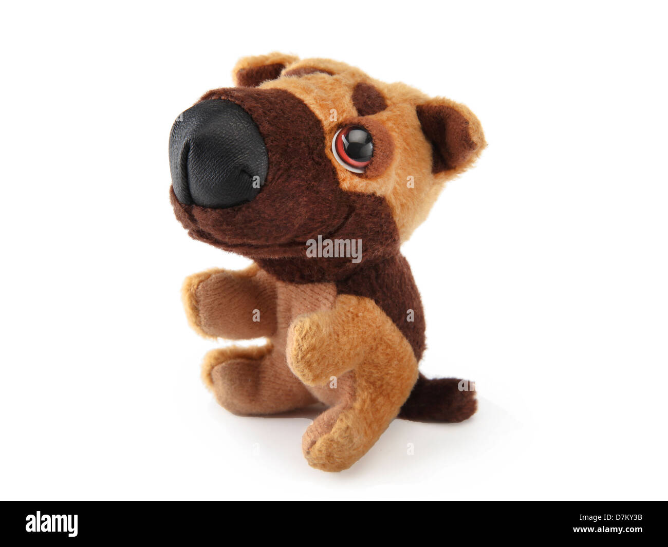 Rag dog with sad eyes, cut out on white background Stock Photo - Alamy