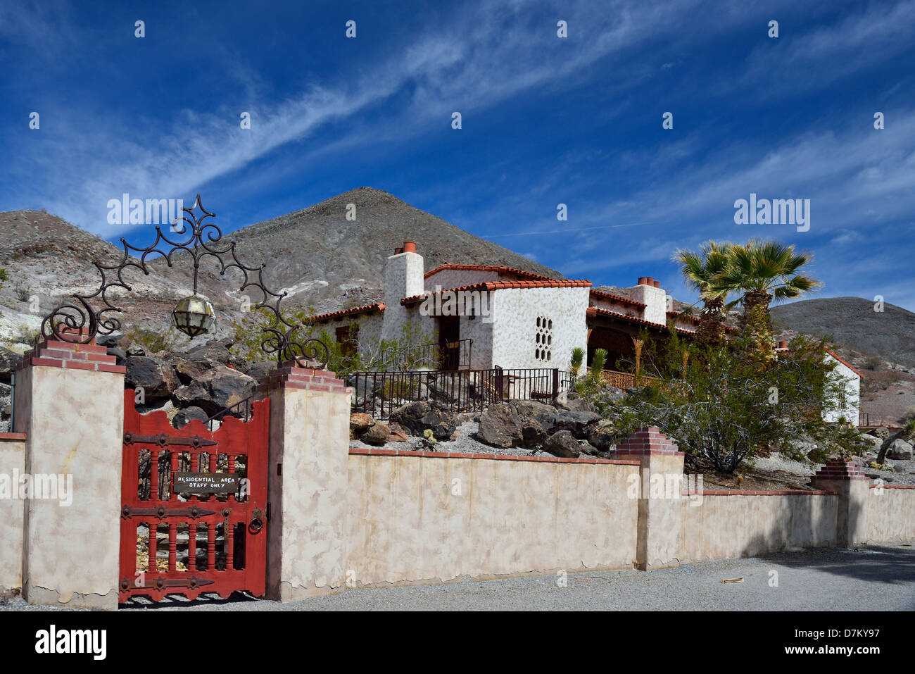 Scotty's castle. Death Valley National Park, California, USA Stock ...