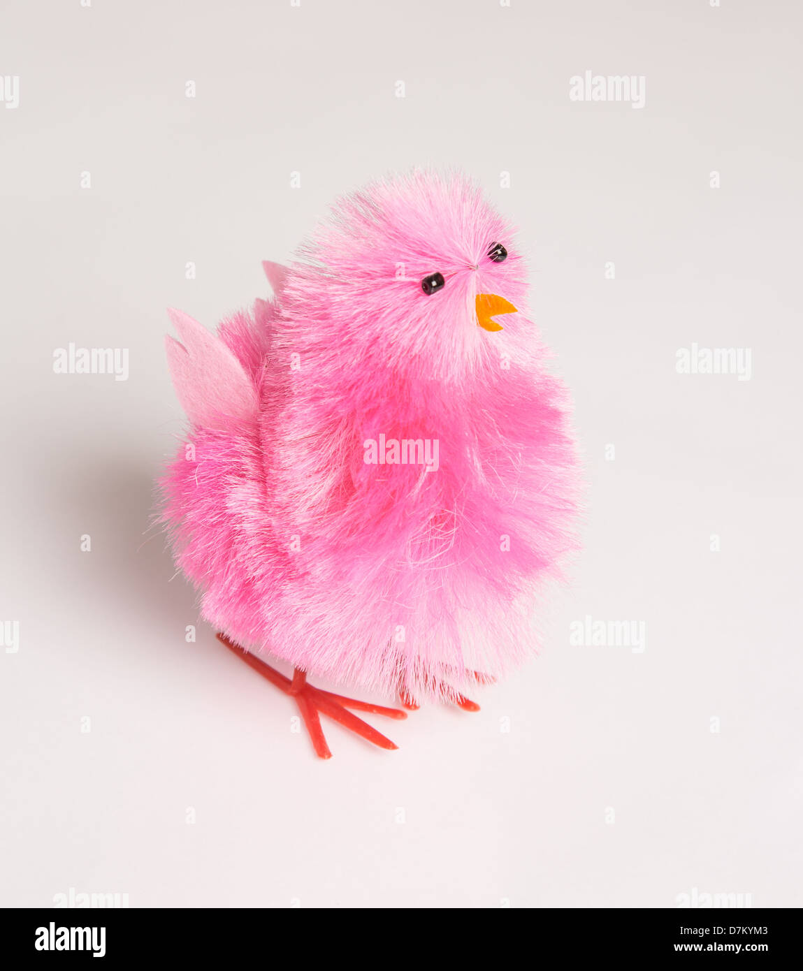 An Easter Chick decoration on a white background Stock Photo - Alamy