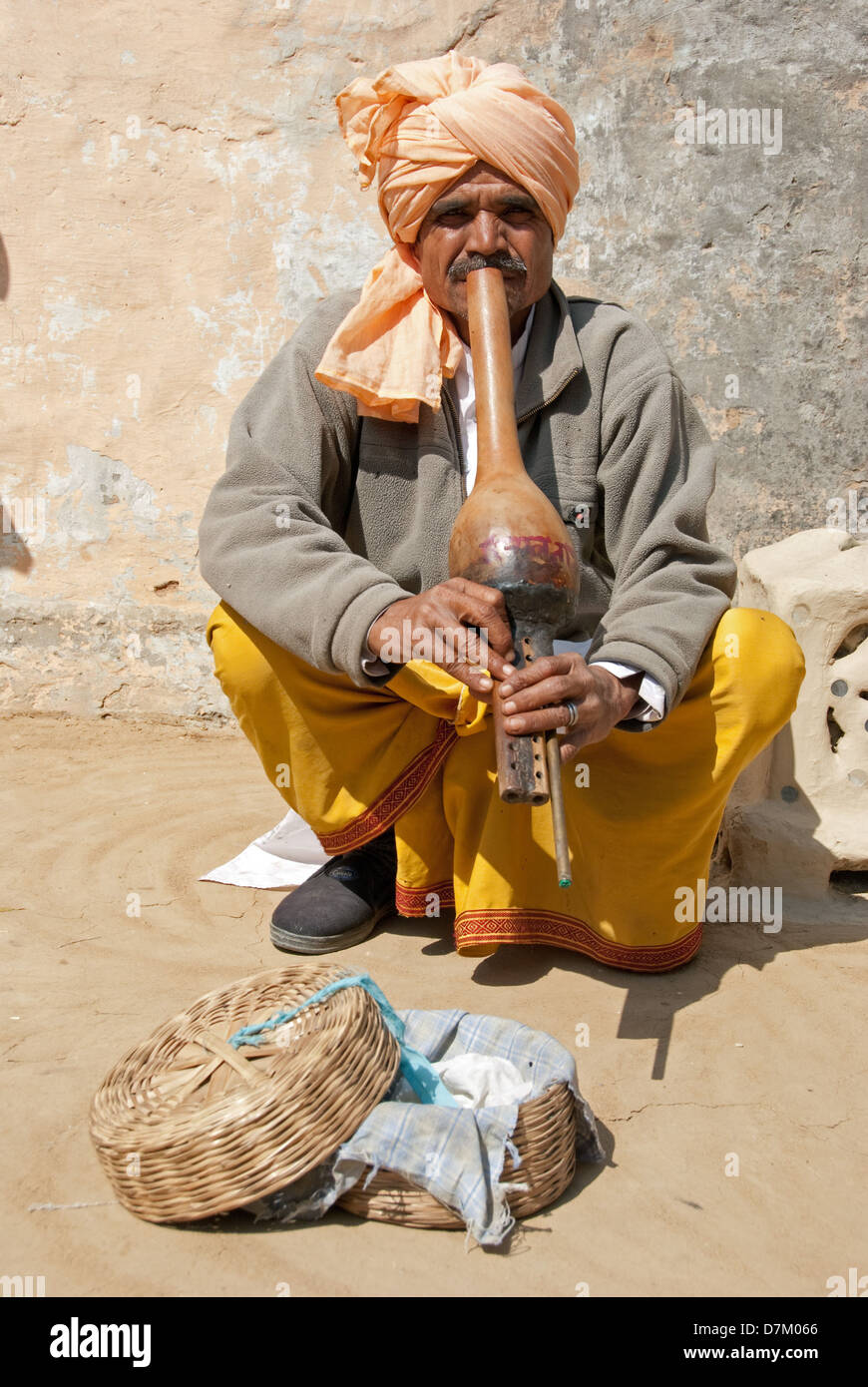 The Snake Charmer is now left to play his hypnotic music to an empty ...