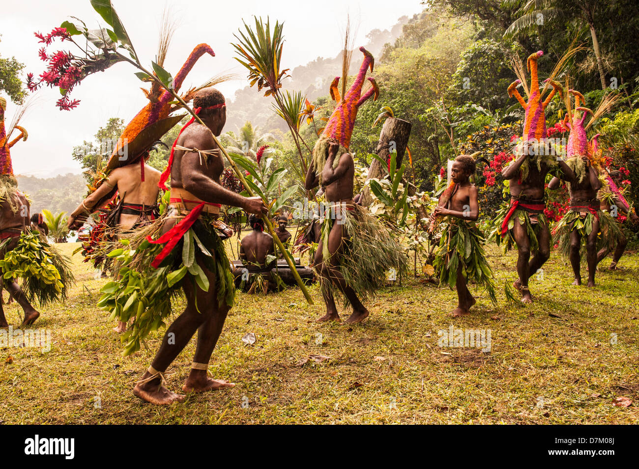 Parrat dancers entertain villagers and tourists during the traditional ...