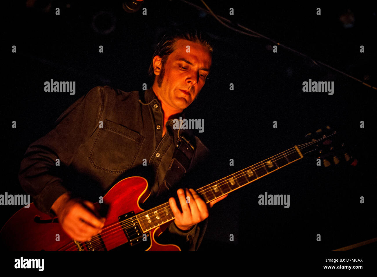 Toronto, Ontario, Canada. May 9, 2013. PETER HAYES, vocalist/guitarist ...