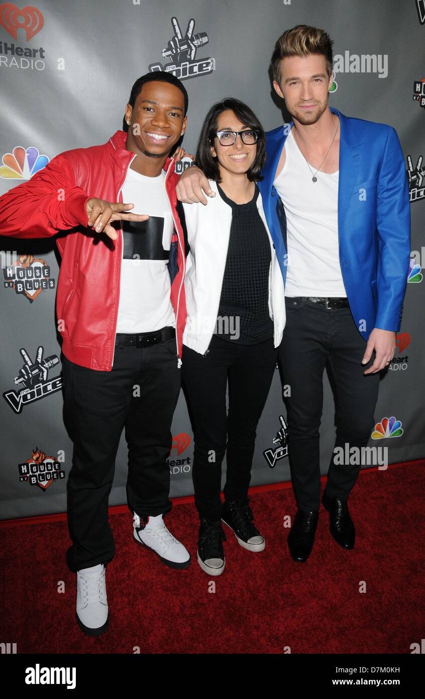 Los Angeles, California, USA. May 8, 2013. Singer VEDO, Singer MICHELLE ...