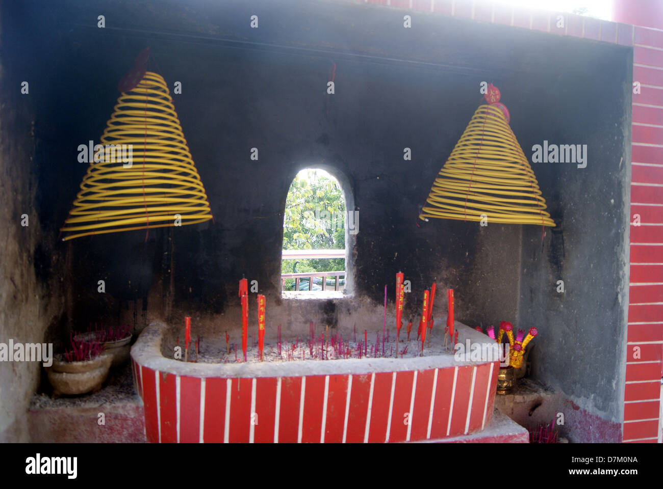 The temple incense, in China Stock Photo - Alamy