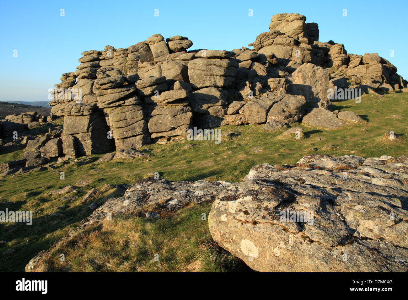 Hound tor dartmoor boulders moor hi-res stock photography and images ...