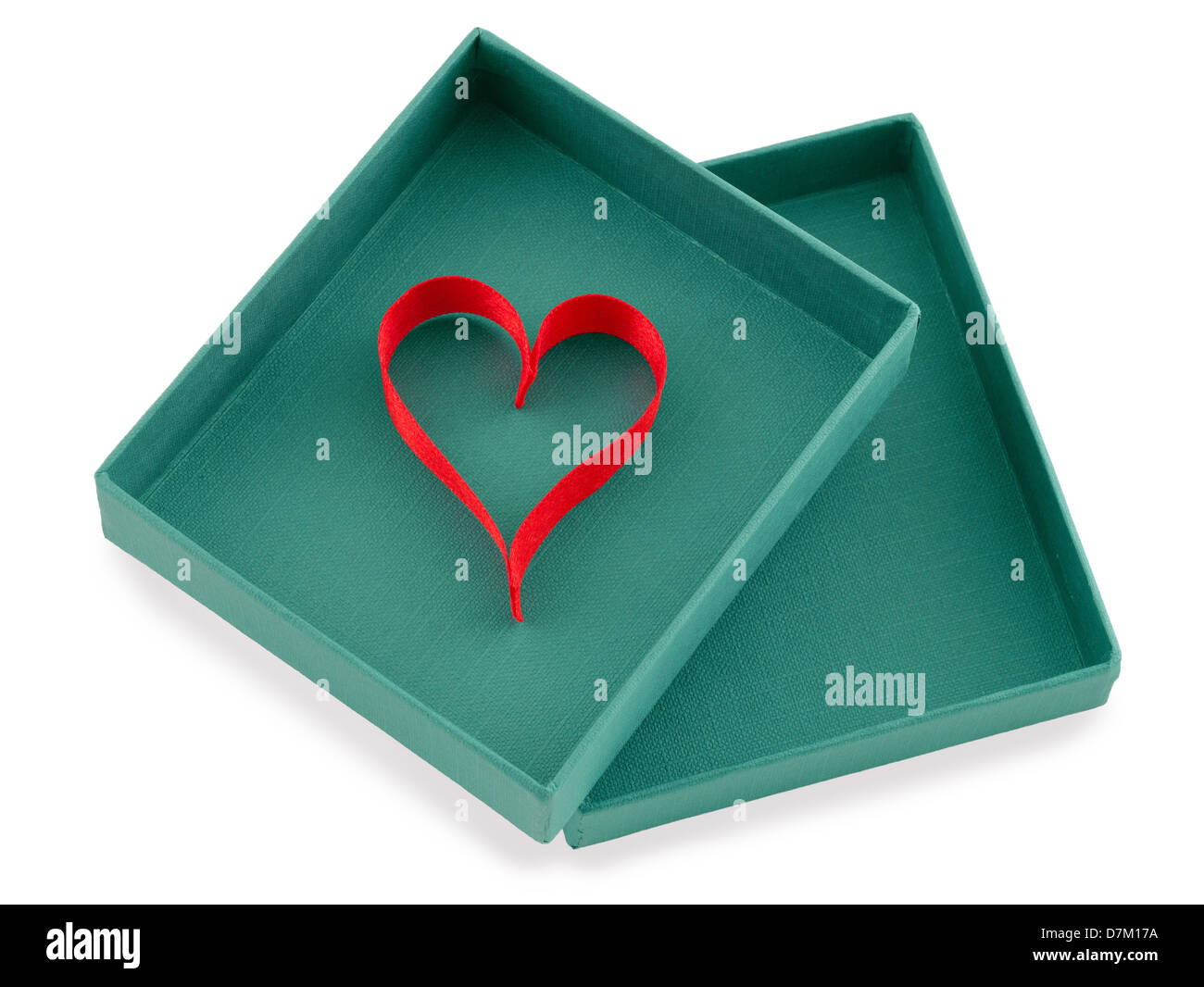 Red heart shape paper Cut Out Stock Images & Pictures - Alamy