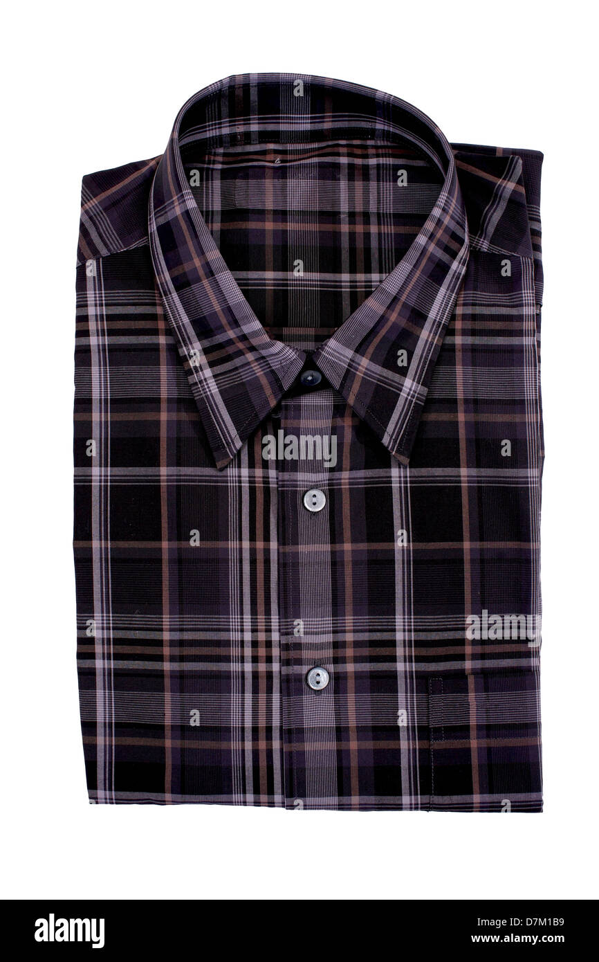Black checkered shirt Cut Out Stock Images & Pictures - Alamy