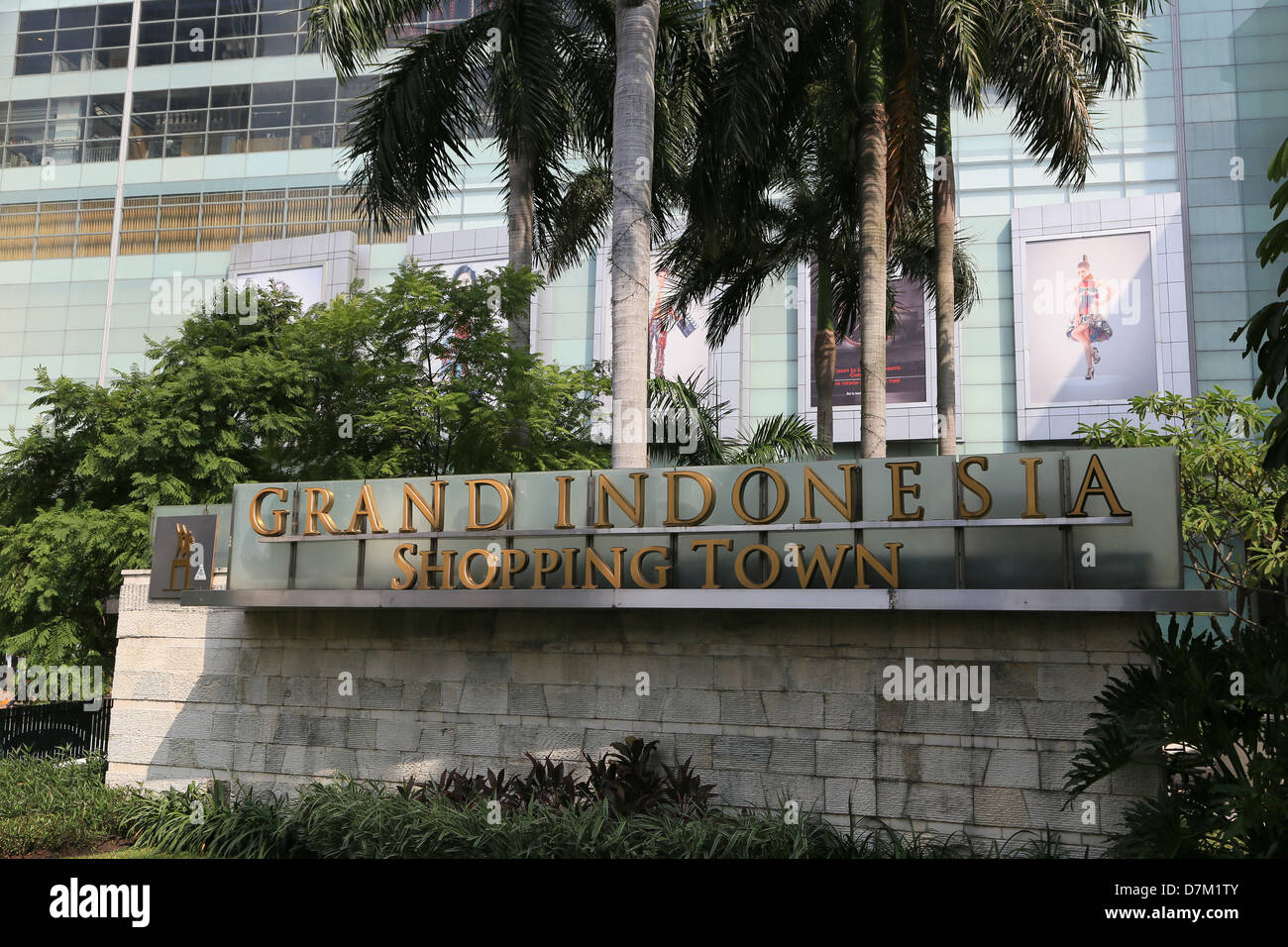 Grand Indonesia Shopping town sign, Central Jakarta, Indonesia Stock ...