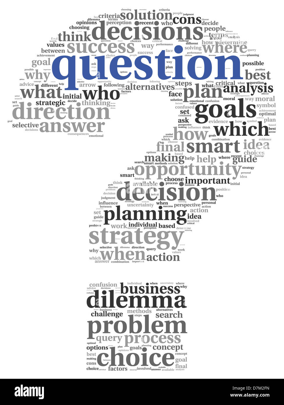 Question answer change concept Cut Out Stock Images & Pictures - Alamy