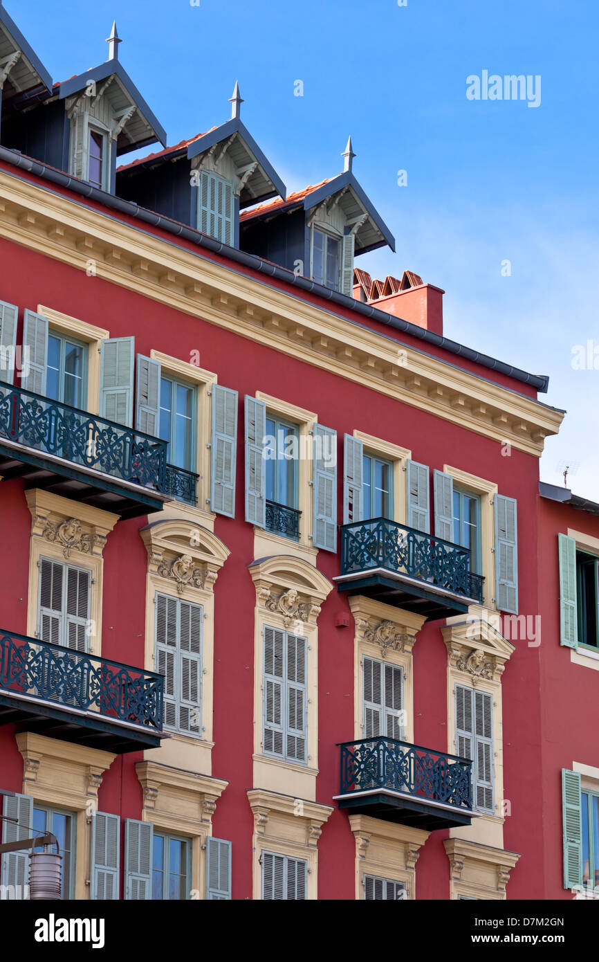 Historical building in the old city center of Nice, France Stock Photo ...