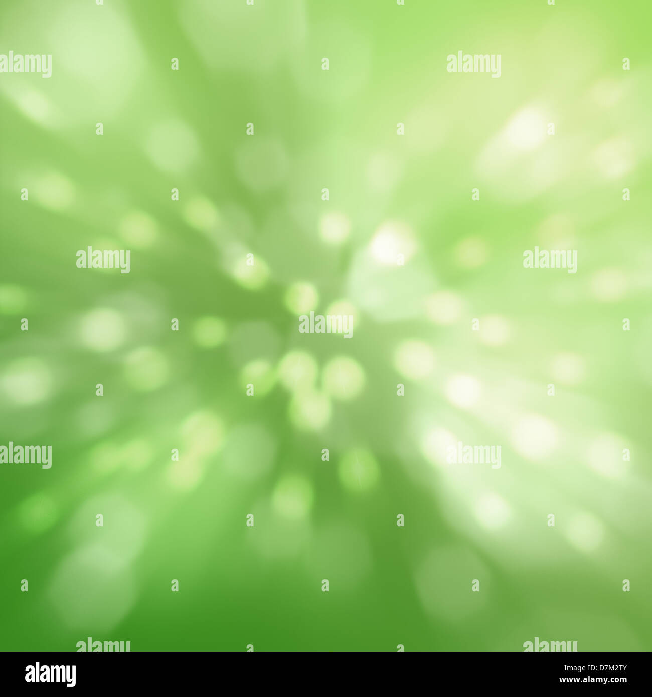 Abstract green lights in spring day Stock Photo - Alamy