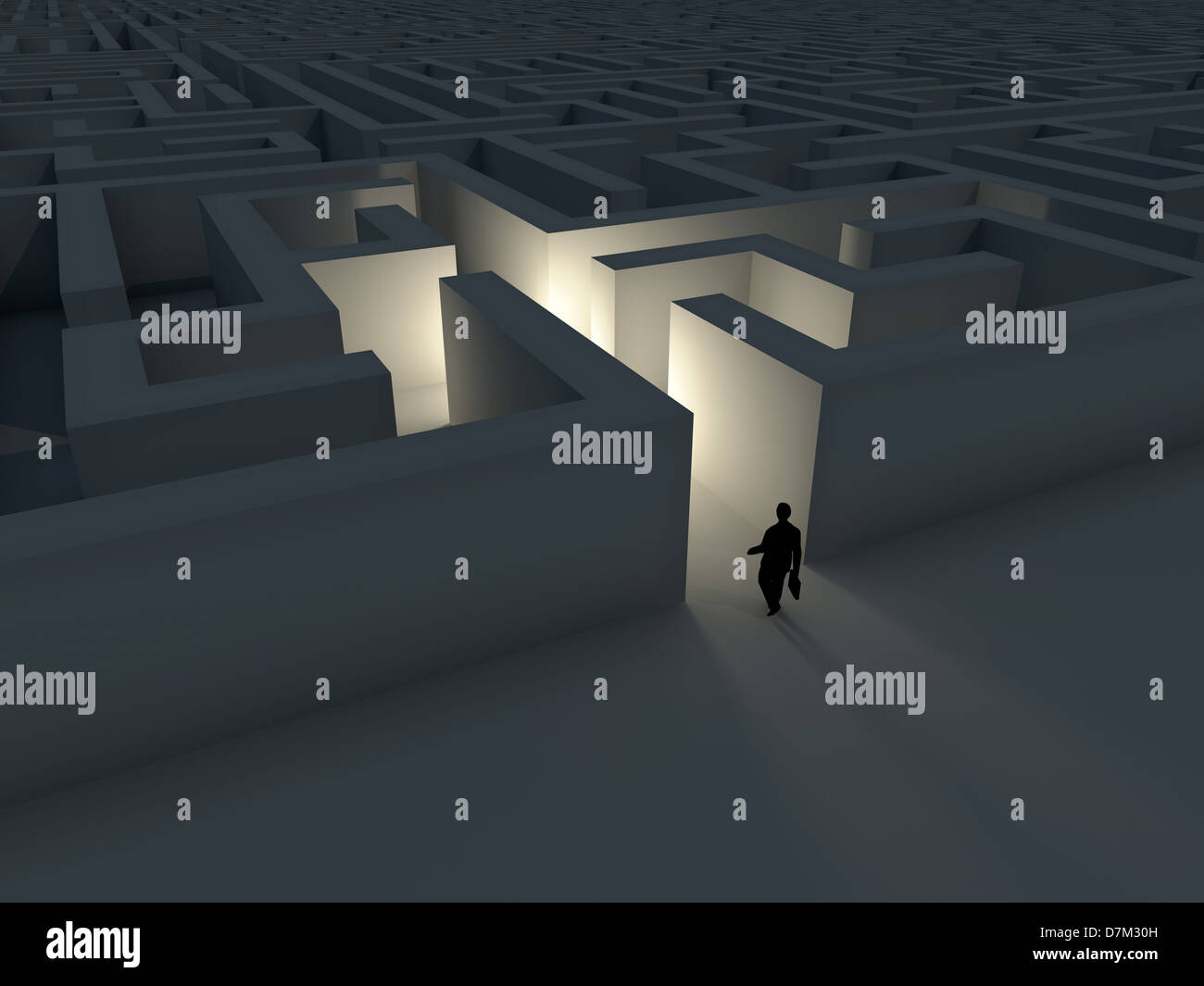 The Business Maze Stock Photo - Alamy