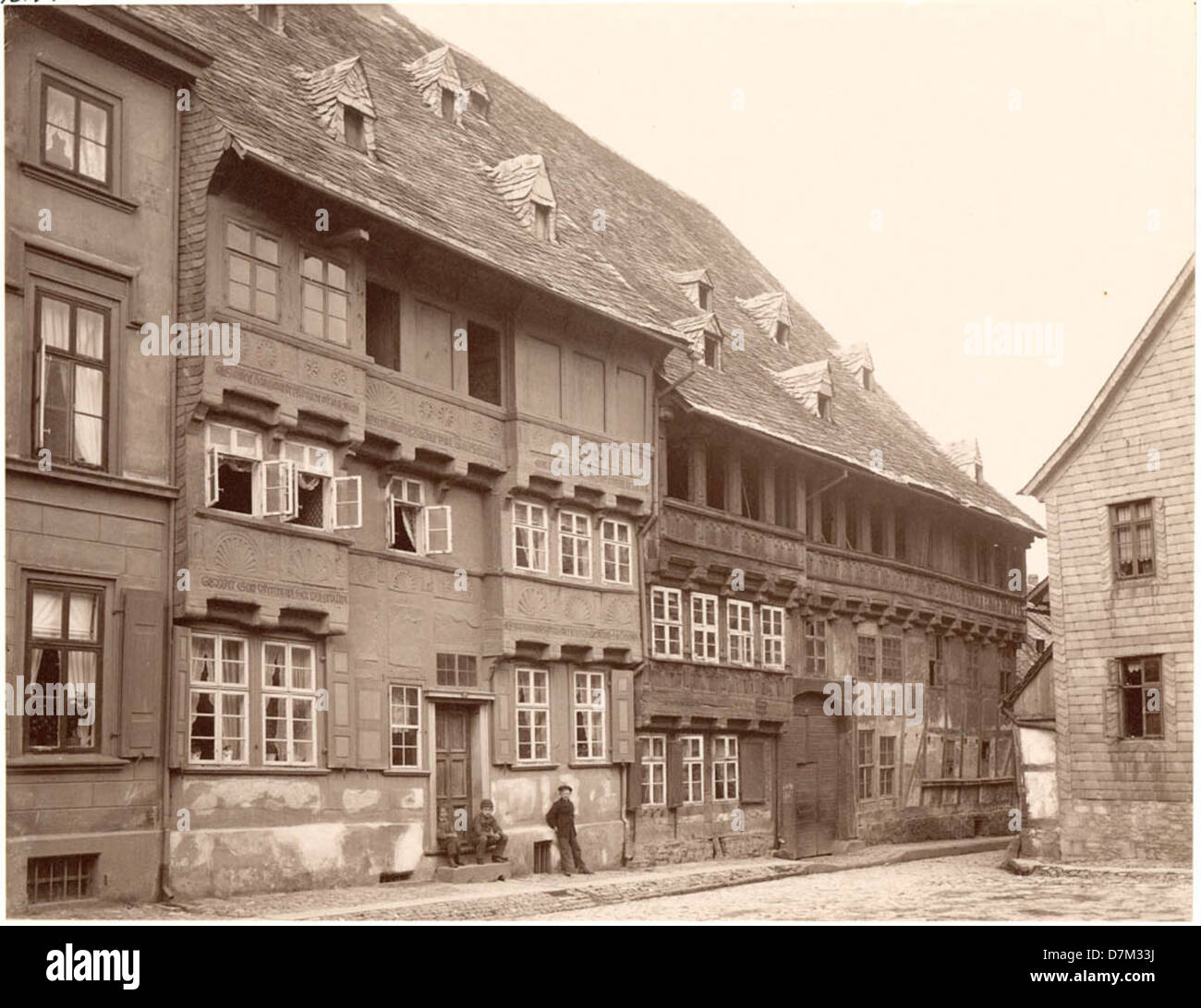 The Old Town (Altstadt) of Goslar, Germany, captured by Carl Curman, is ...